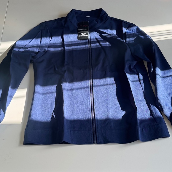 Jackets & Coats | Navy Blue Zip Up Jacket | Poshmark